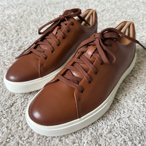 Clarks | Shoes | Clarks Un Costa Lace Tan Leather Sneaker | Poshmark